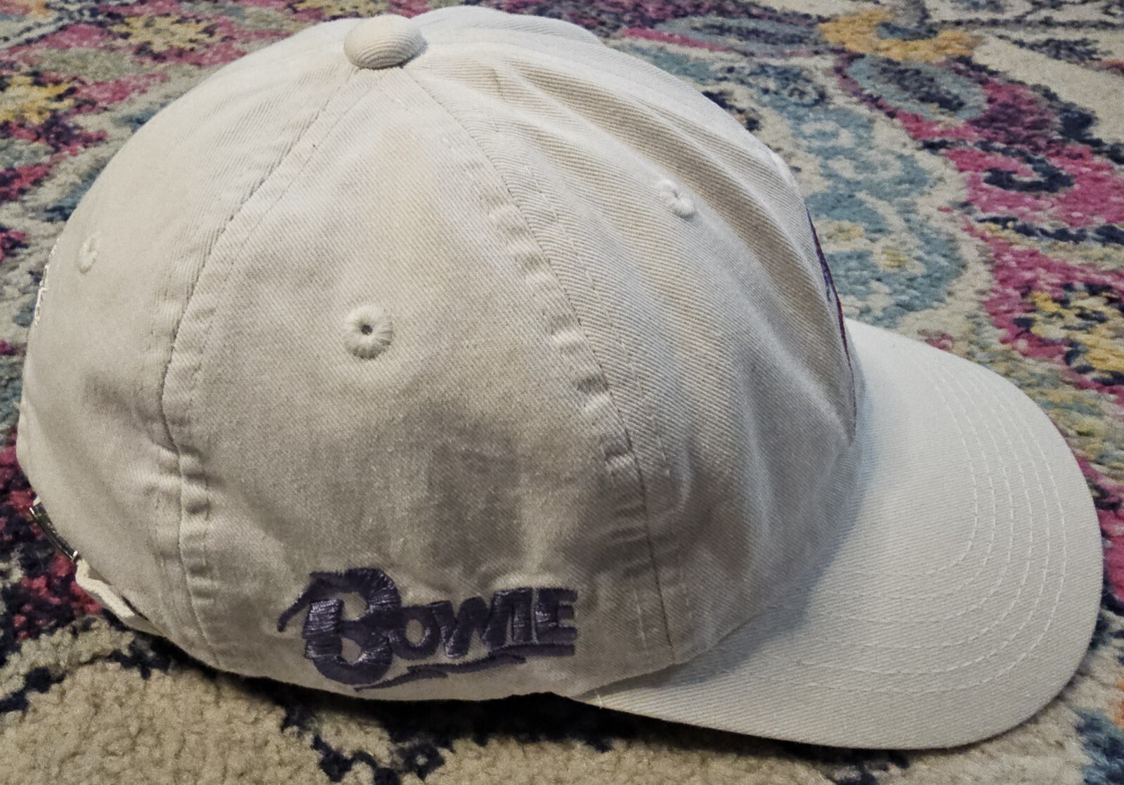 Grassroots California David Bowie Bolt Dad White Hat … - Gem