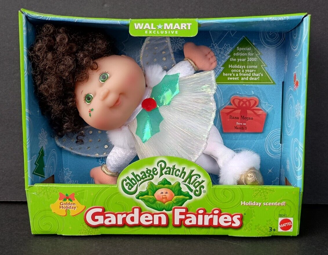 2000 Cabbage Patch Kids Garden Fairies Golden Holiday Scented Doll - New | eBay