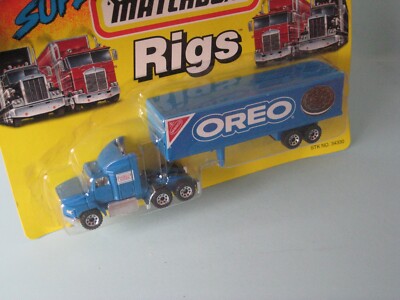 Matchbox Convoy Ford Box Truck Oreo Cookies Blue USA BP Toy Model 160mm ...