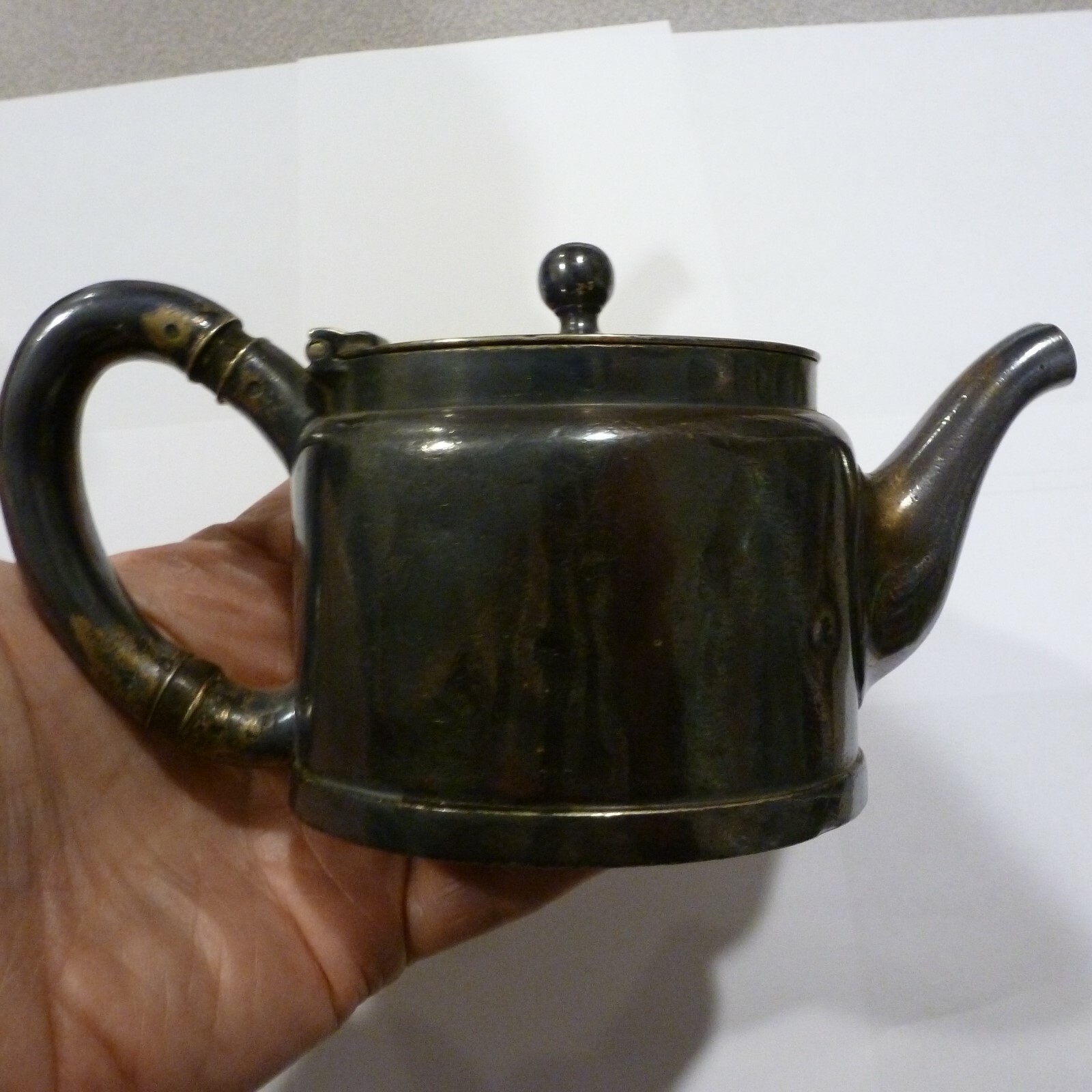 ANTIQUE 1920s HOTEL THORNDIKE BOSTON TEA POT SILVER PLATE REED & BARTON ...