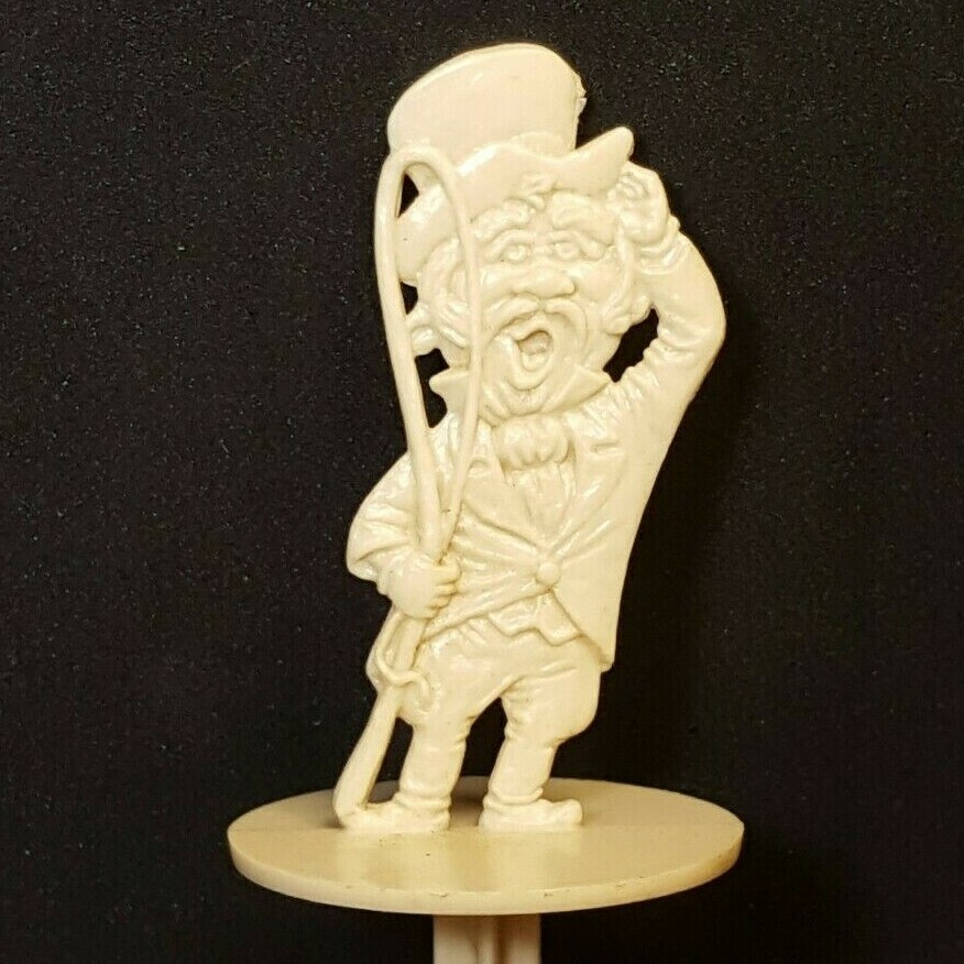 1960 CIRCUS 1/Ringmaster Buried Treasure Plastic Ice Cream Stick beige ...