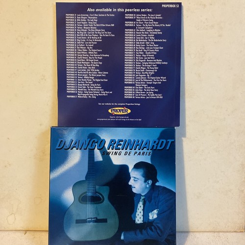 DJANGO REINHARDT Swing De Paris 4CD - Box Set+ BOOK- Import - **NEAR ...