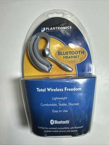 Plantronics Bluetooth Mobile Headset M2500 Wireless Hands Free ...