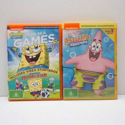 SPONGEBOB & FRIENDS: PATRICK SQUAREPANTS and DEEP SEA GAMES DVDs R4 ...
