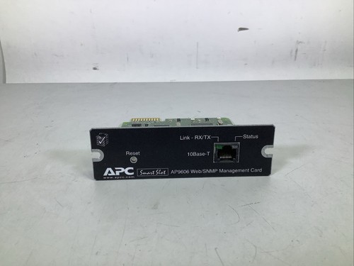 APC SmartSlot Web/SNMP Management Card (AP9606) - NG Q5B | eBay