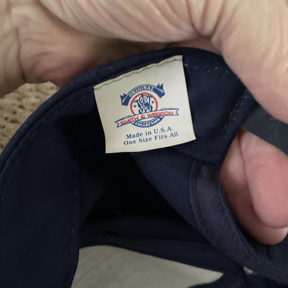 Vintage 80s SMITH & WESSON Gun Logo Embroidered S&W SnapBack Made In ...