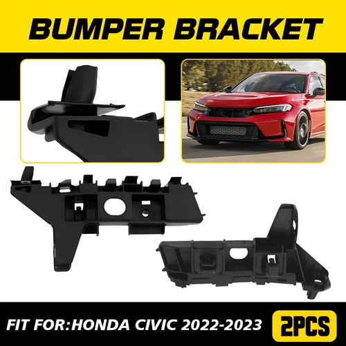 2x Front Bumper Brackets Support For 2022-2023 Honda Civic HO1042146 ...