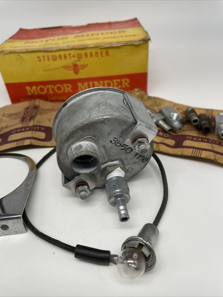 Vintage Stewart Warner 2-5/8" Motor Minder Vacuum Gauge | eBay