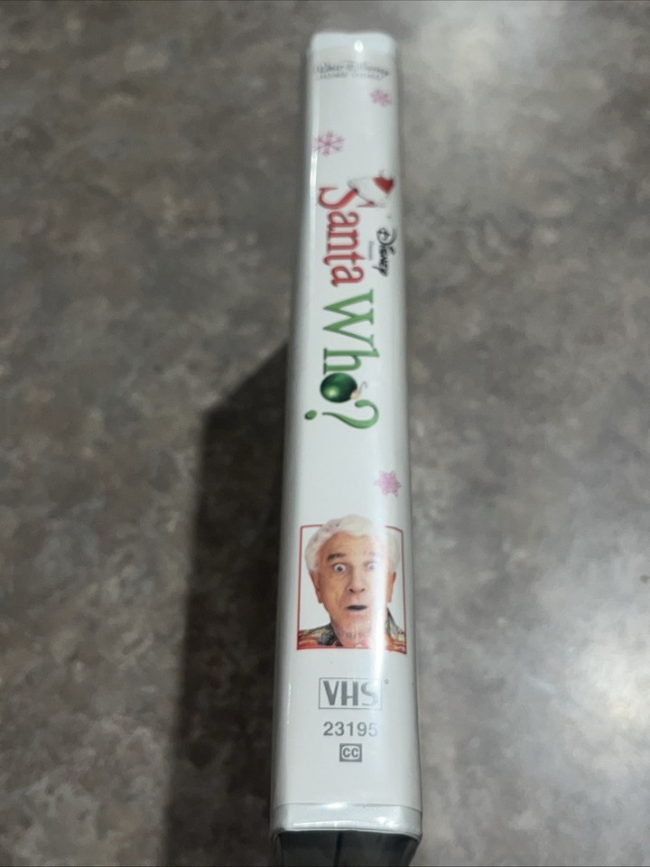 CHRISTMAS IN JULY Disney Santa Who? (VHS) Leslie Nielsen w/ Clamshell ...