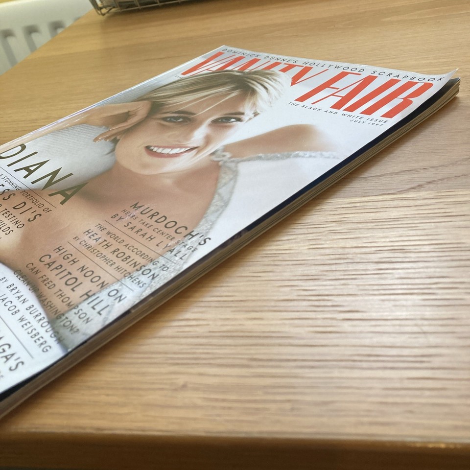 VANITY FAIR MAGAZINE BLACK AND WHITE ISSUE JULY 1997 PRINCESS DIANA ...