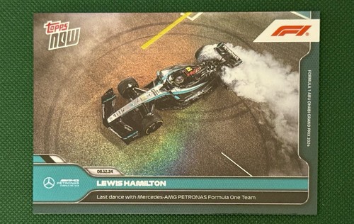 Topps Now F1 080 - Lewis Hamilton Last Dance With Mercedes - Image ...