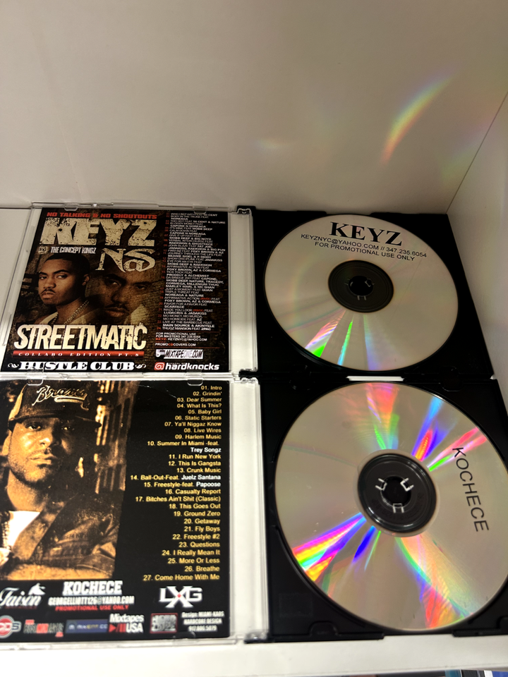 2x Rare DJ Keyz Kochece Dipset Camron Jim Jones NYC Promo Mixtape Lot ...
