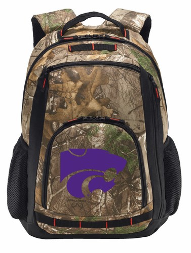 K-State Camo Backpack OFFICIAL REALTREE CAMO Kansas State Computer ...