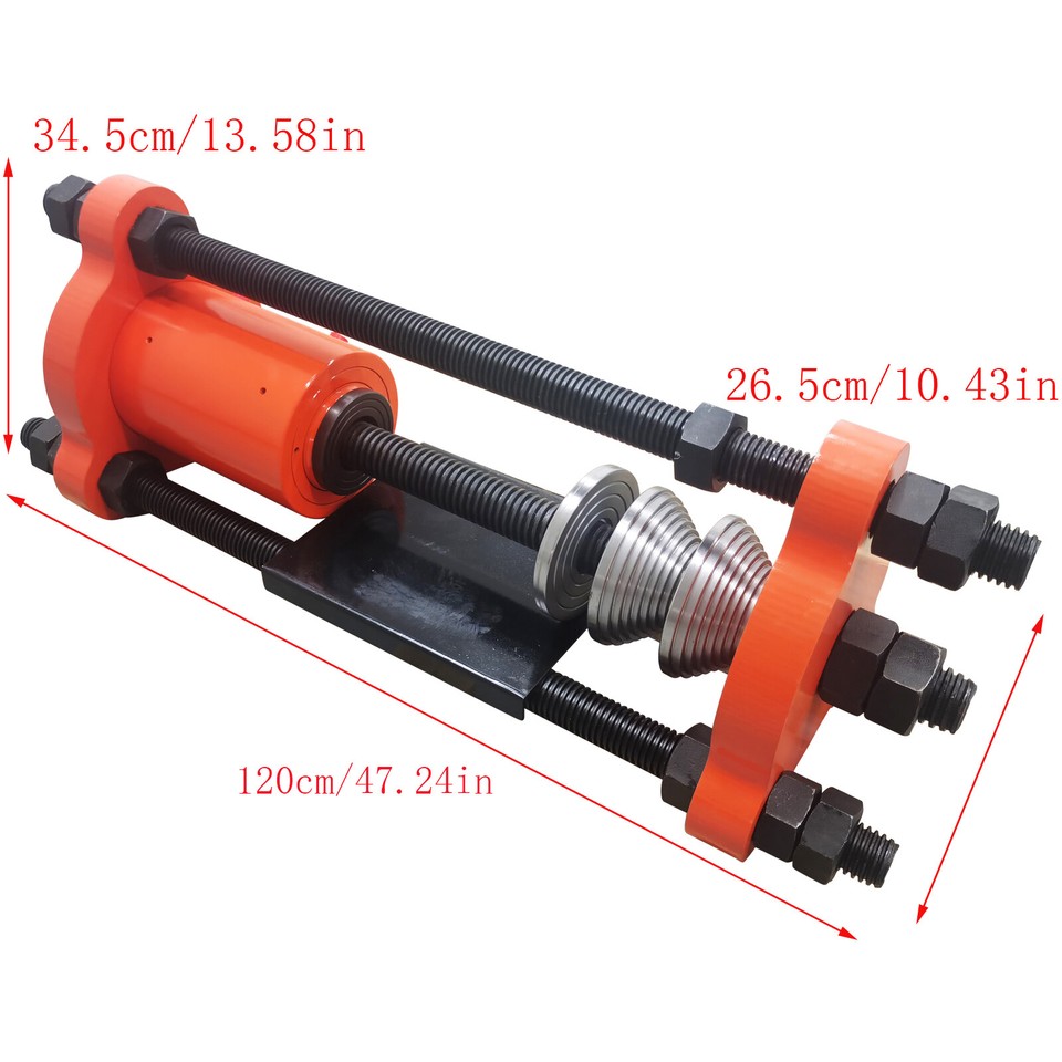 100T Track Pin Press Track Pin Dismantling Machine Chain Press Sleeve ...