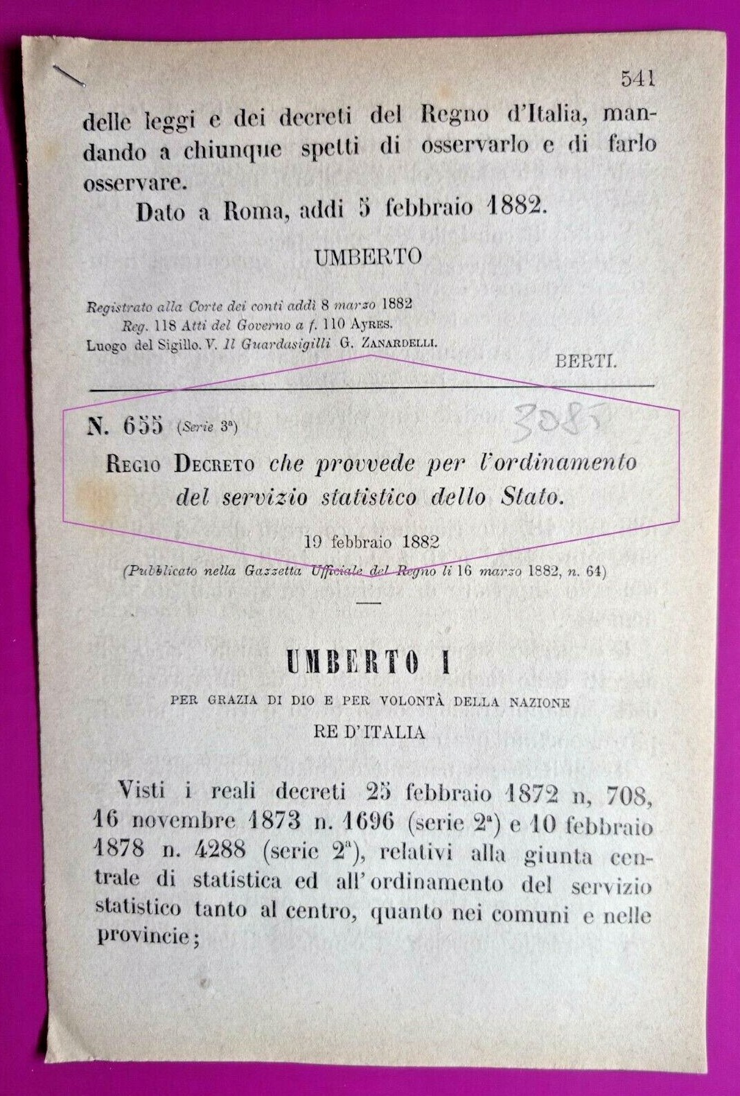 Statistical Service Of The State, Royal Decree Provides For The ...