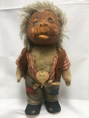 Vintage Steiff Mecki doll - old with original Steiff tag | eBay