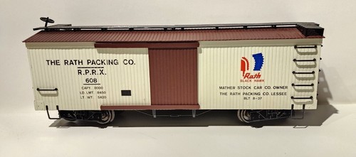 Bachmann G Scale Box Car R.P.R.X #608 | eBay