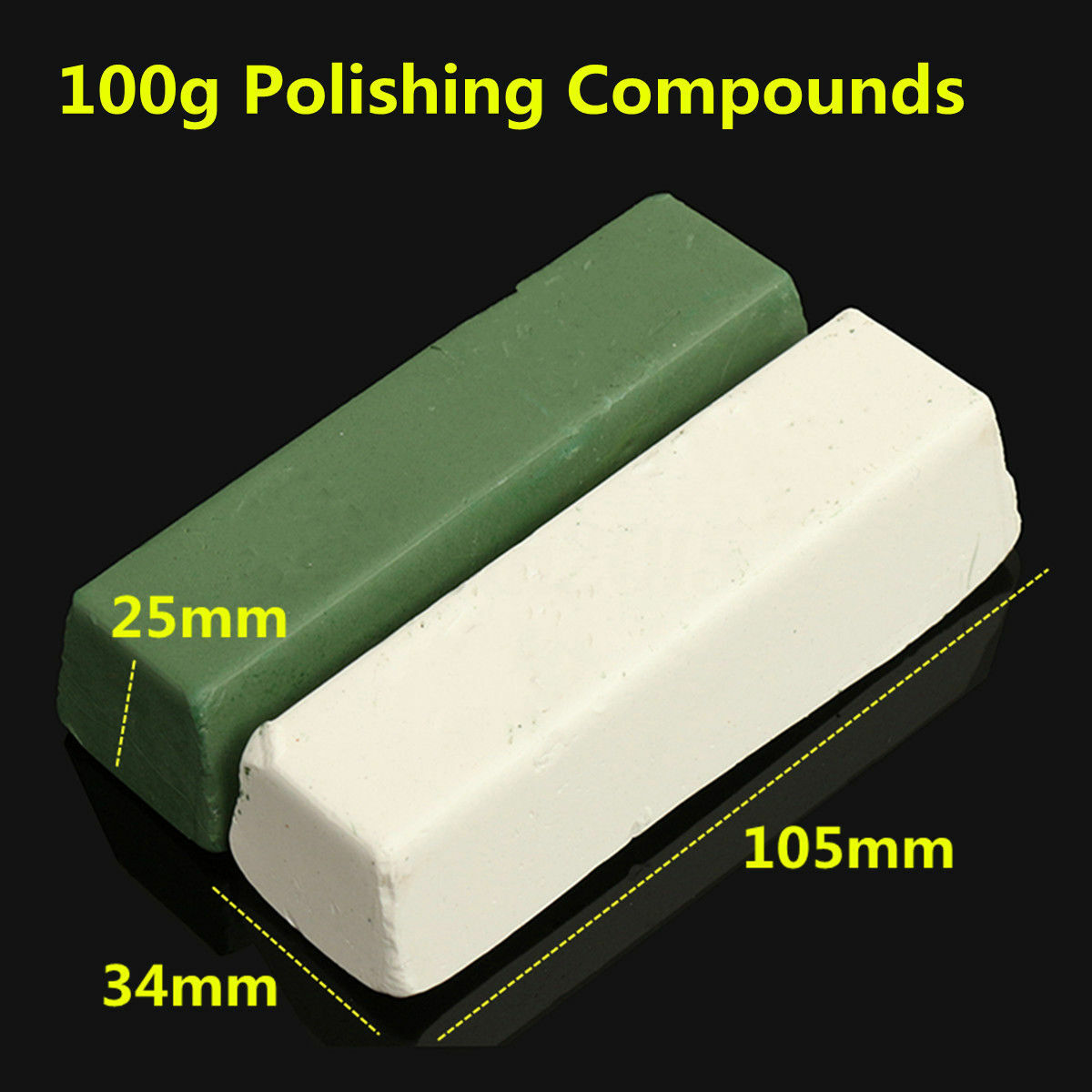Abrasive Buffing Polishing Soap Compound Paste Wax Bar Metal Brass ...