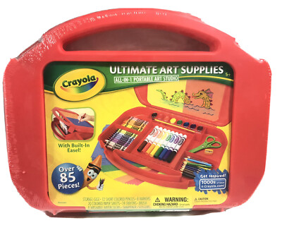 2015 Red Crayola Ultimate Art Supplies Kit with Built in Easel 85 ...
