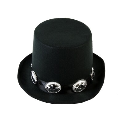 Adult Deluxe Black Silver Buckle Band Steampunk Slash Rockstar Costume ...