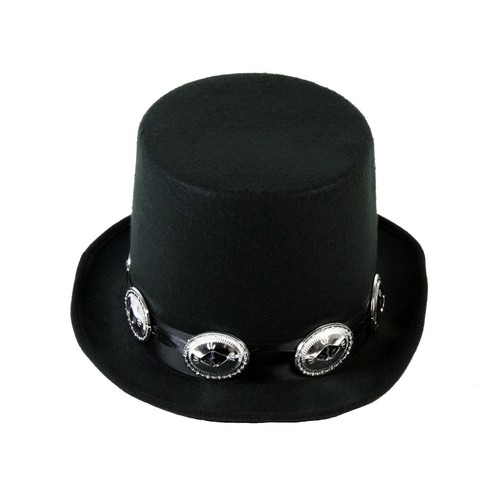 Adult Deluxe Black Silver Buckle Band Steampunk Slash Rockstar Costume ...