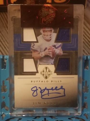 2019 Panini Majestic Capstones Bills Jim Kelly Quad Patch Auto 2/15 | eBay