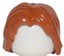 ☀️NEW Lego Minifig Hair Male Tousled DARK ORANGE Prince Dastan Style ...