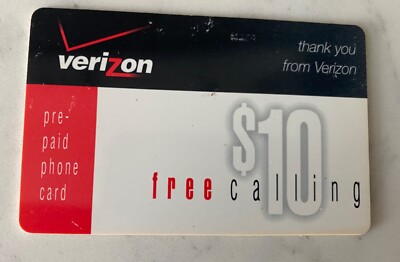 Vintage 2002 Verizon Prepaid Phone Card. EXPIRED | eBay