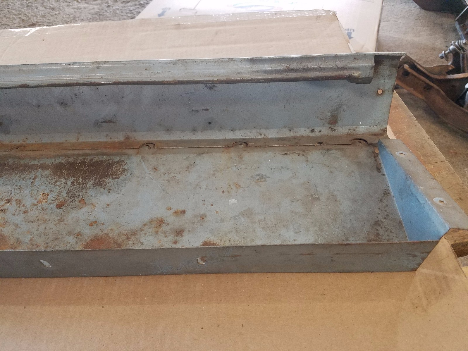 1966 plymouth satellite Convertible rear seat separator boot holder ...