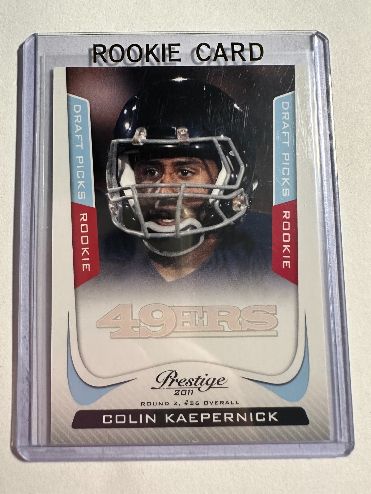 2011 Panini Prestige - Rookie Colin Kaepernick #220 Draft Picks Light ...