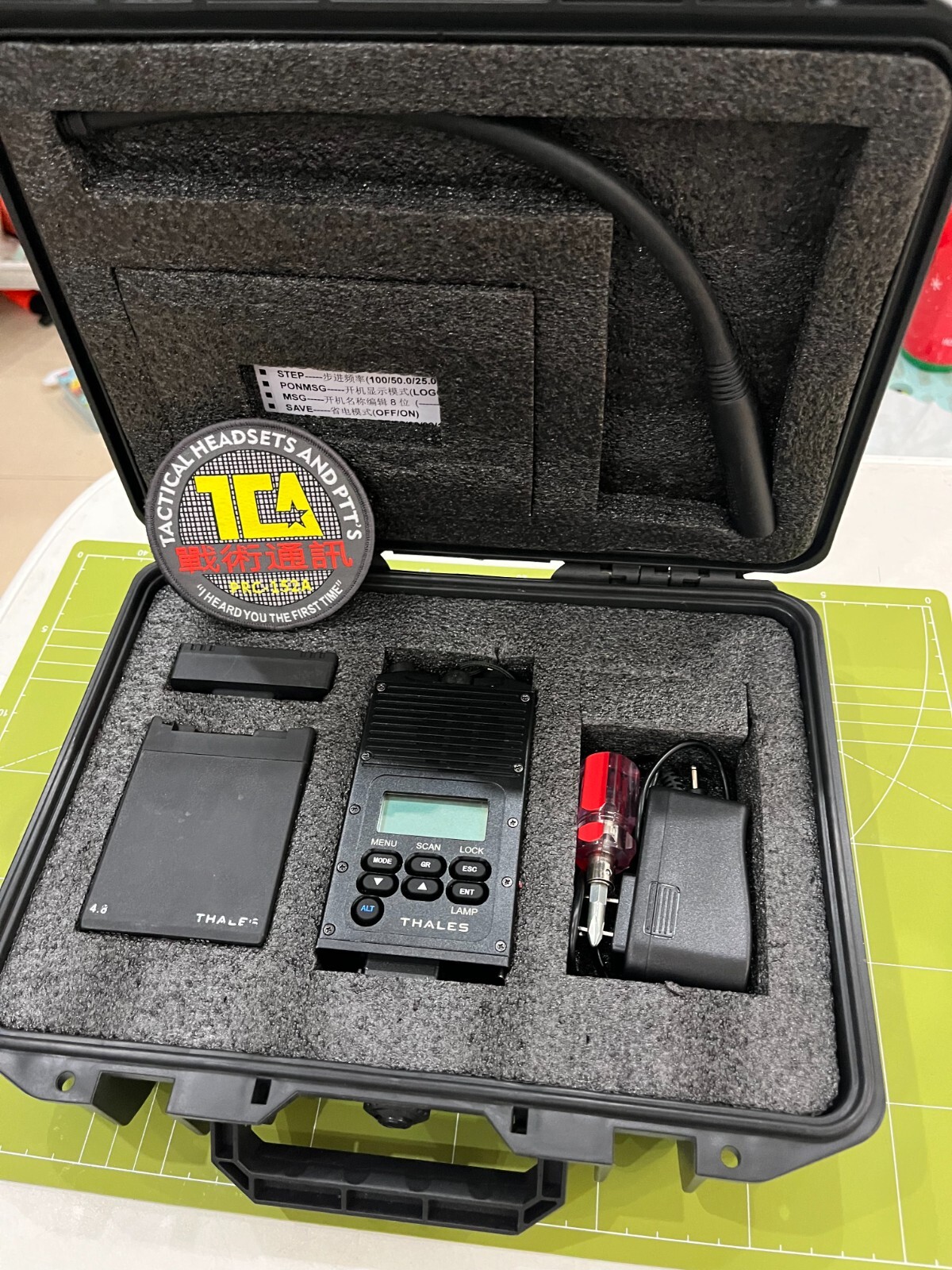 TCA Reproduction Harris Military Radio MBITR THALES PRC-148 WALKIE ...