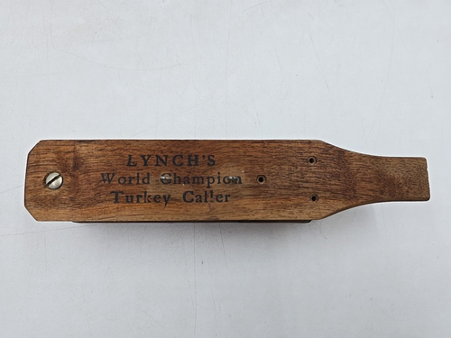 Early Lynch's World Champion Turkey Caller Stamped Model 102 Hen ...