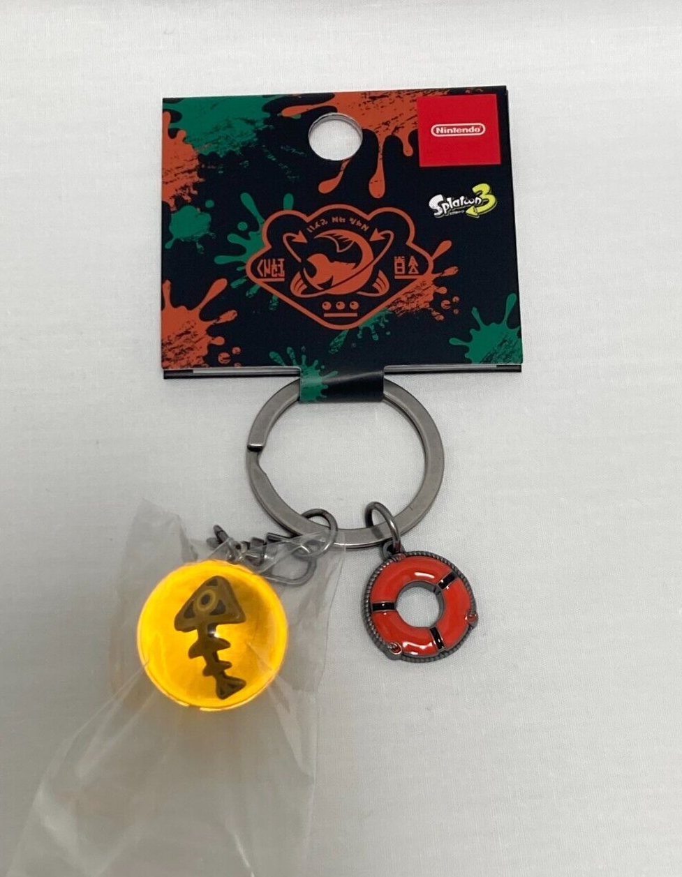 Splatoon 3 Keychain Kin Ikura Golden Egg SALMON RUN Nintendo store ...