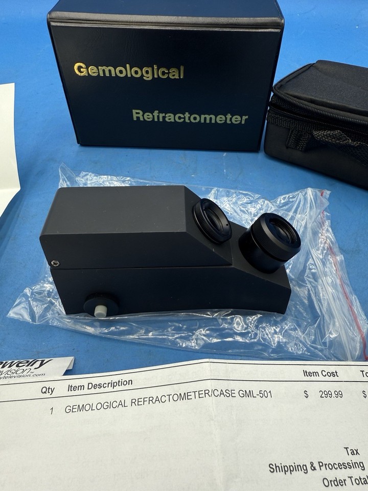 Gemological Refractometer, Portable Refractometer w/ Built-in Light for Jewelry | eBay