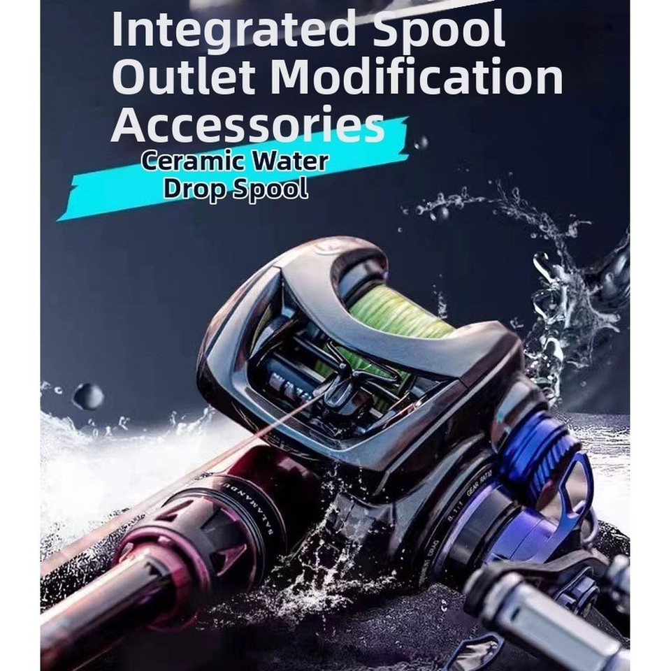 Baitcasting Fishing T-gauge Cable Outlet Baitcasting Line Guide Heat ...