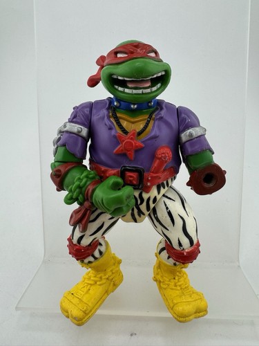 TMNT Heavy Metal Raph Raphael Action Figure Rock’n Rollin’ Turtles 1991 ...