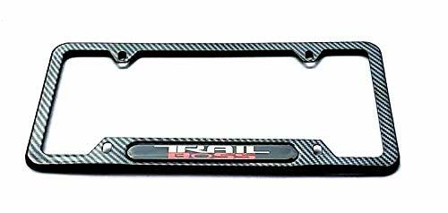 Carbon Fiber Trail Boss Rust Fre License Plate Cover Frame Cap For ...