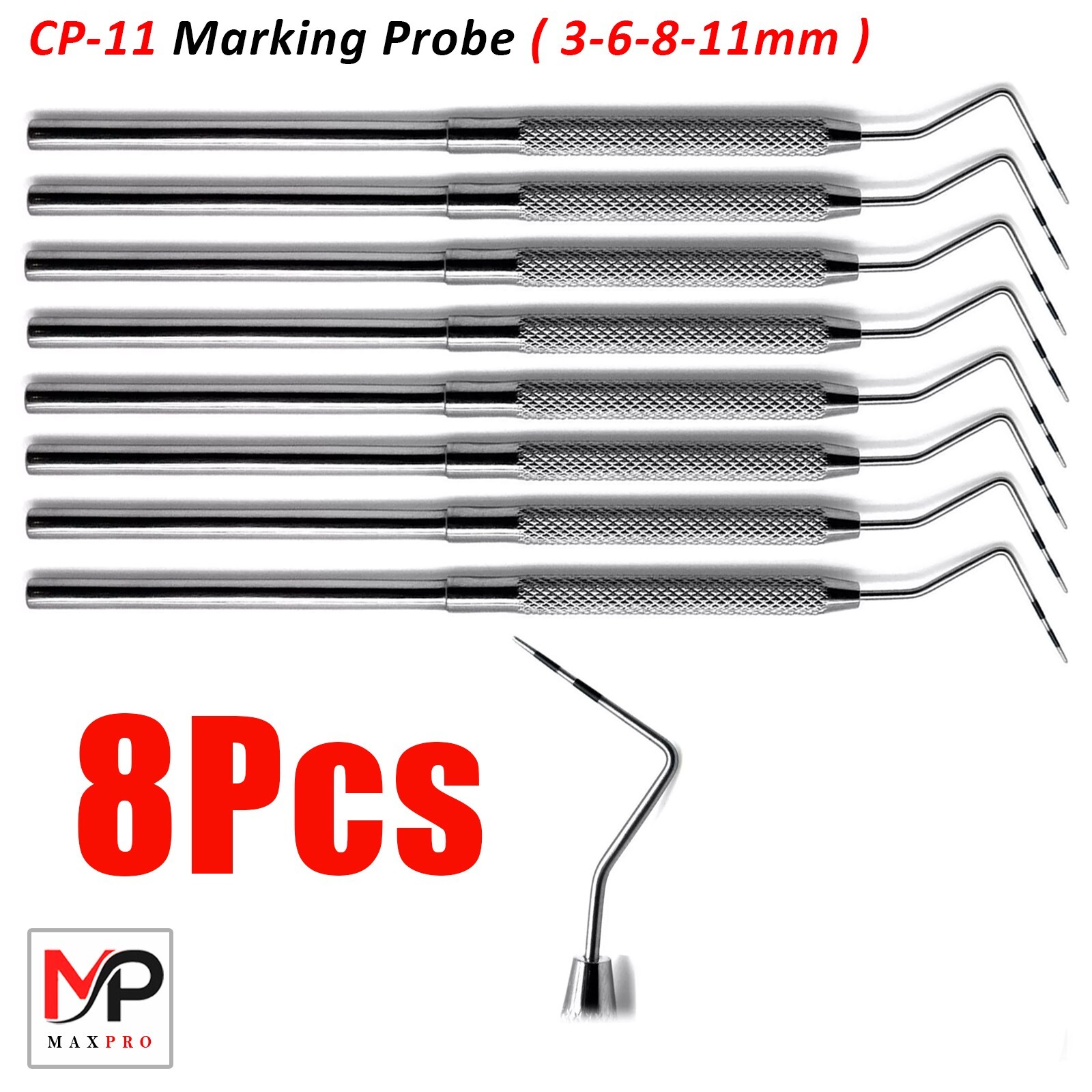 CP-11 Periodontal Pocket Depth Probe for Accurate Gum Disease Detection ...