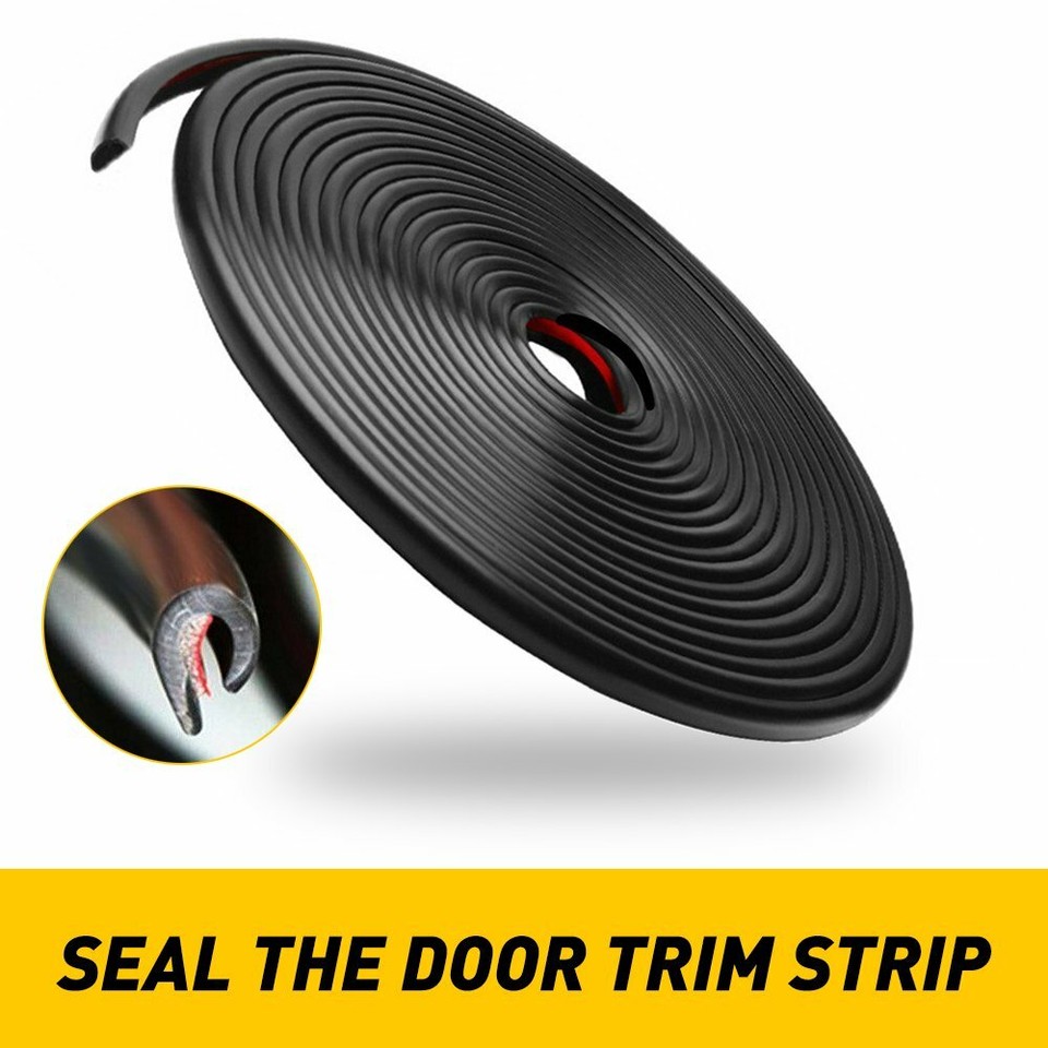 32ft Car Door Edge Trim Guard Molding Rubber Seal Strip Scratch ...