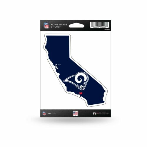 Los Angeles Rams Home State Sticker Flat Decal Auto Home Football | eBay