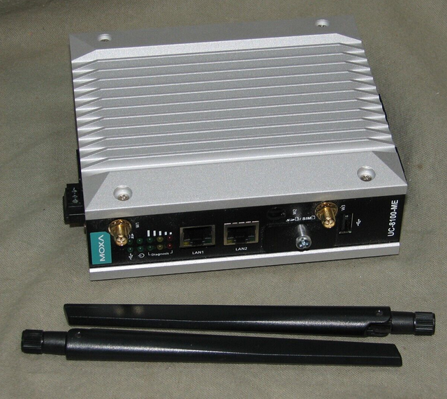 MOXA UC-8112-ME-T-LX Arm-based DIN-rail industrial computer 1GHz 512MB ...