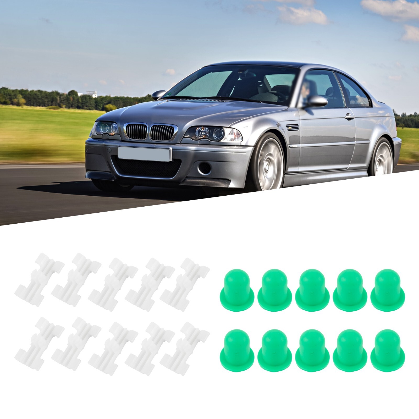 Reliable Exterior Skirt Molding Clips for BMW E36 E46 323 325 328 330 ...