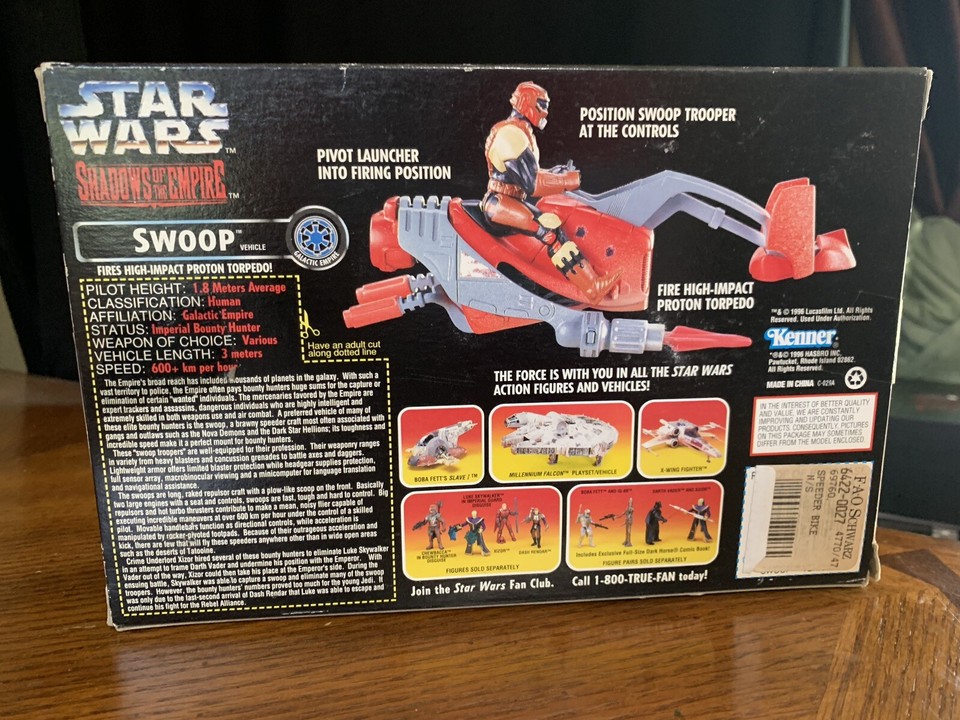 Star Wars Shadow of the Empire Swoop Speeder Bike New in Package | eBay
