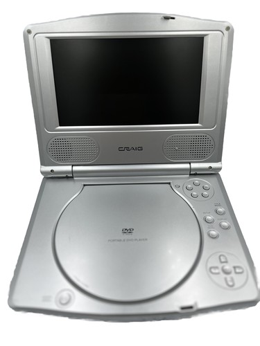 Craig 7 inch Portable DVD Player Model CTFT701 Rechargeable Battery ...