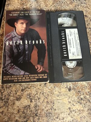 Garth Brooks VHS CMT Featuring CMA Video Of The Year “Thunder Rolls ...