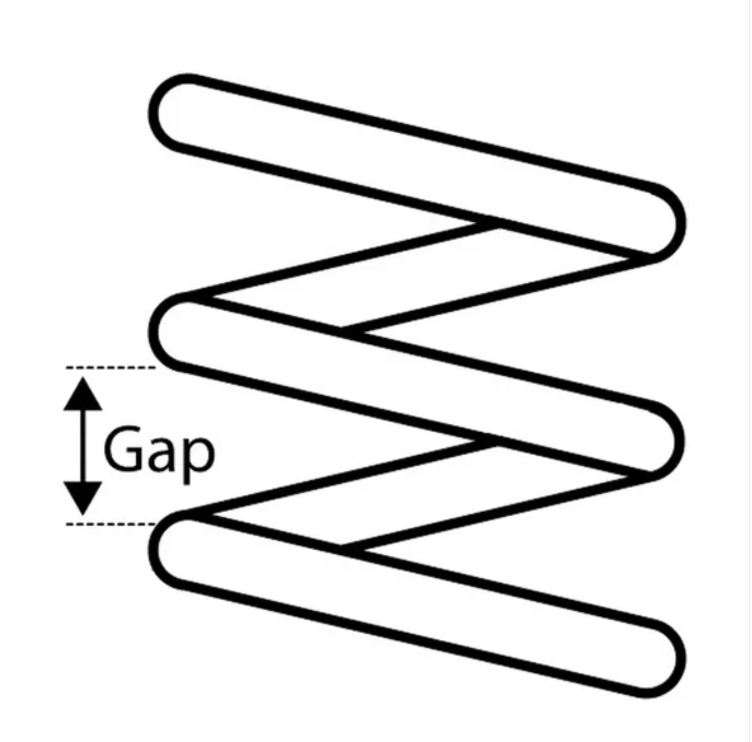 40-50mm Gap Car Suspension Coil Spring Assisters Spacers Towing ...