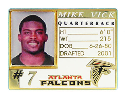 Michael Vick #7 Atlanta Falcons NFL Photo Pin | eBay