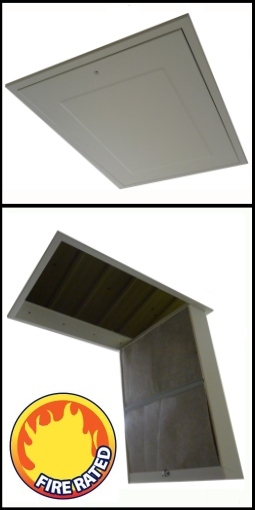 Loft Hatch Door - Insulated Hatches Doors Part L Compliant Lockable ...