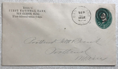 First National Bank San Harbor Maine ME Letterhead Envelope EN1188 | eBay