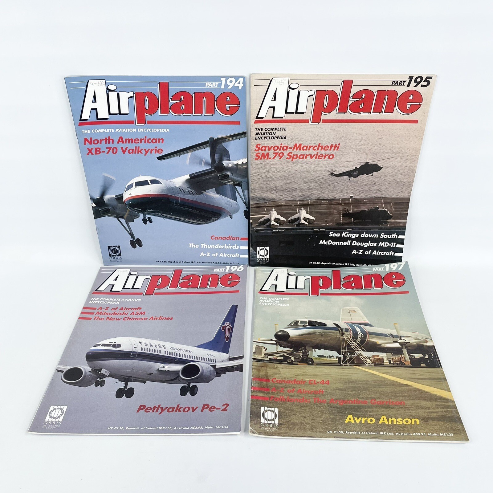 Airplane Aviation Encyclopedia Magazine x10 1992 Sequential Part 190 ...